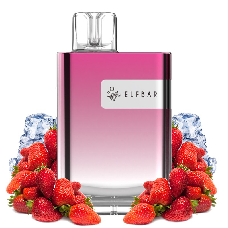Elf Bar CR8000 Pod desechable Strawberry Ice 8000puffs - Jaque Vape 】